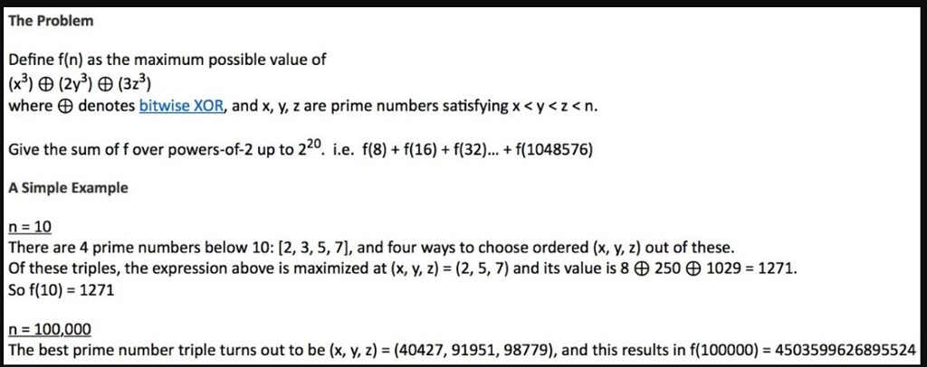 Help me with this Maximum XOR problem - help - CodeChef Discuss