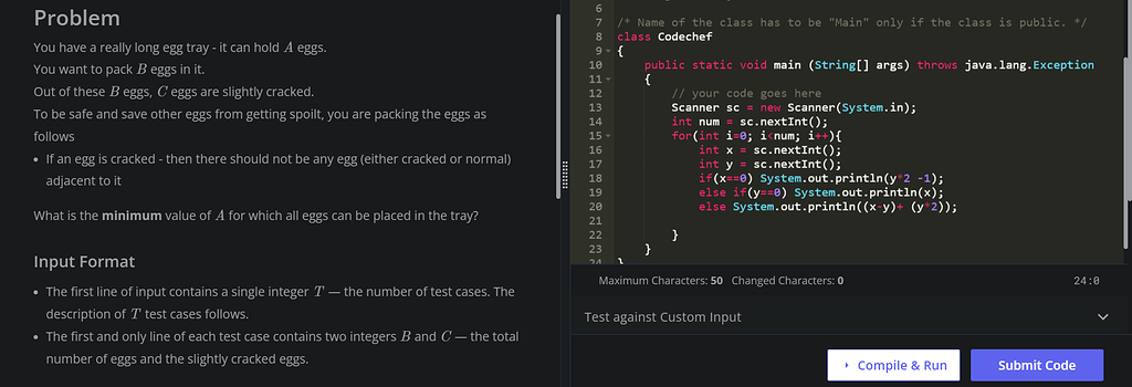 Not able to get the solution of this debugging problem pls help! - help - CodeChef Discuss