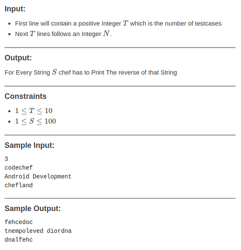 Chef and String (CPCEJC3): Test Case Output Matches but Get Wrong ...
