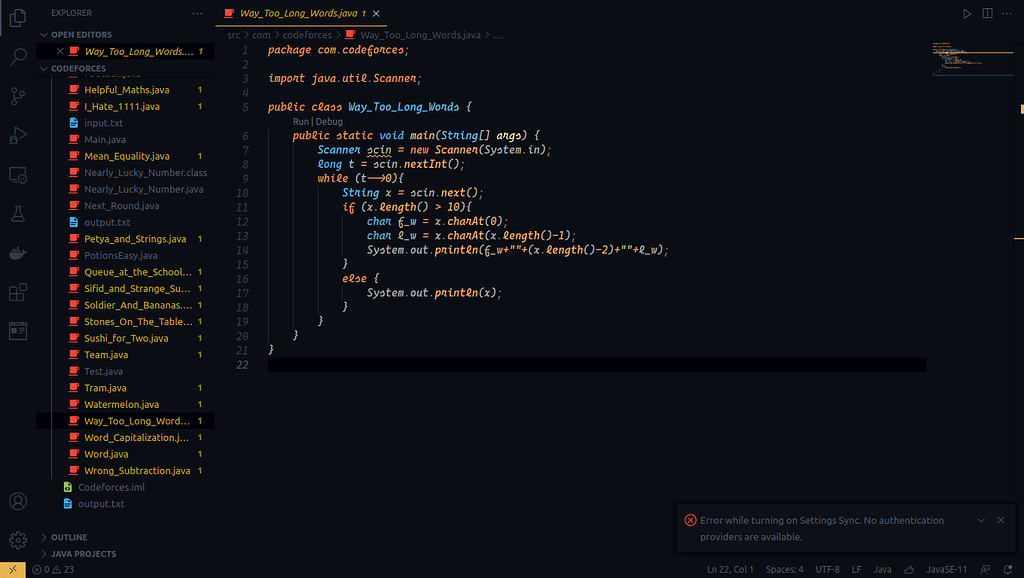 Help Me In VS Code Error! - help - CodeChef Discuss