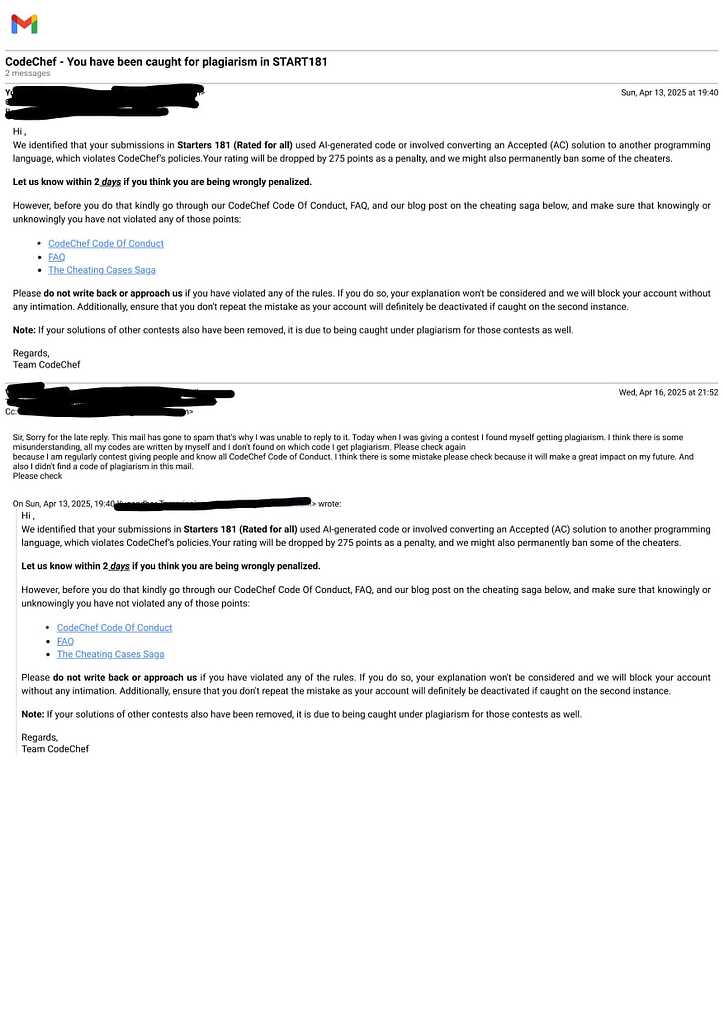 I didn't cheat yet I get flagged on Contest Starters 181 - general ...