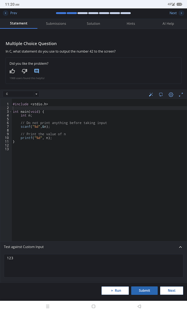 Sometimes question and answer are varying - bug reports - CodeChef Discuss