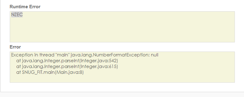 JAVA NZEC Runtime Error Always General CodeChef Discuss