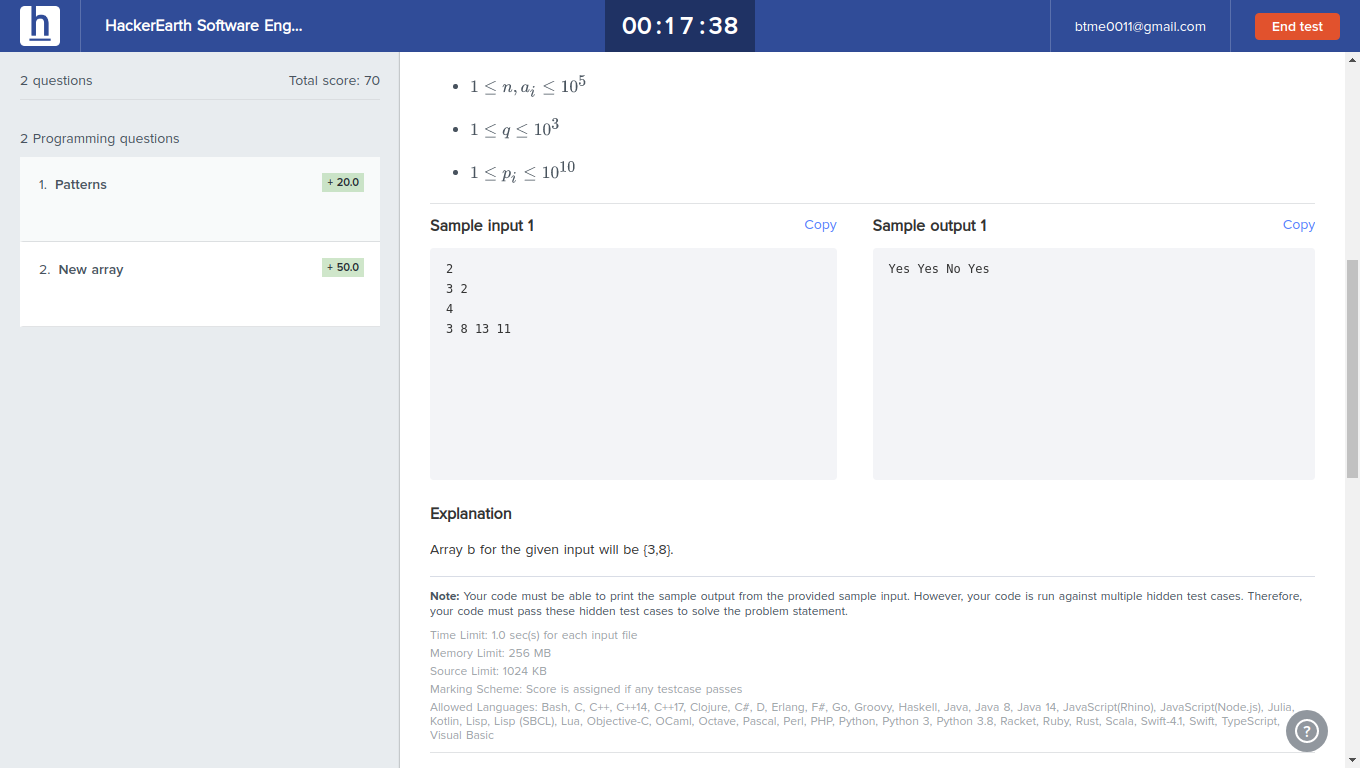 Hackerearth hiring challenge problem - CodeChef Discuss