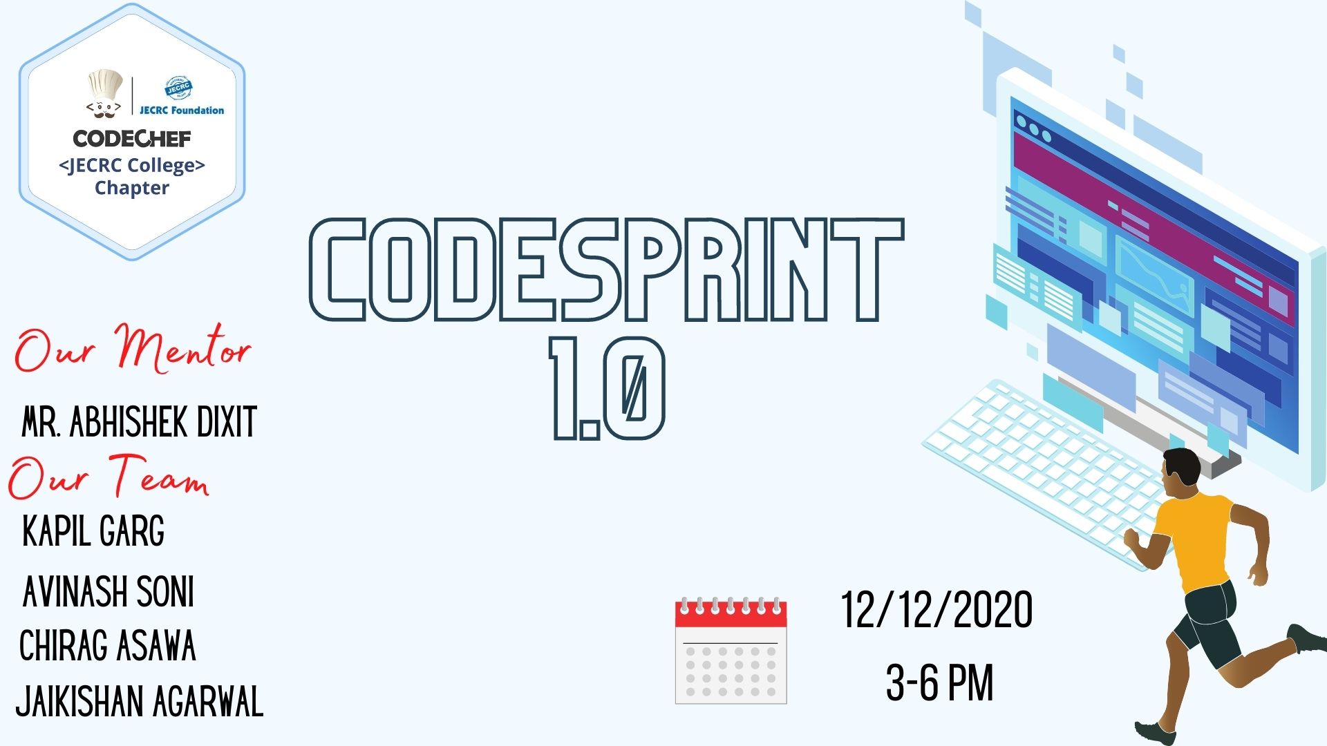Invitation to CodeSprint 1.0 - CodeChef Discuss