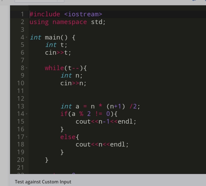 Why Does It Giving Correct General Codechef Discuss