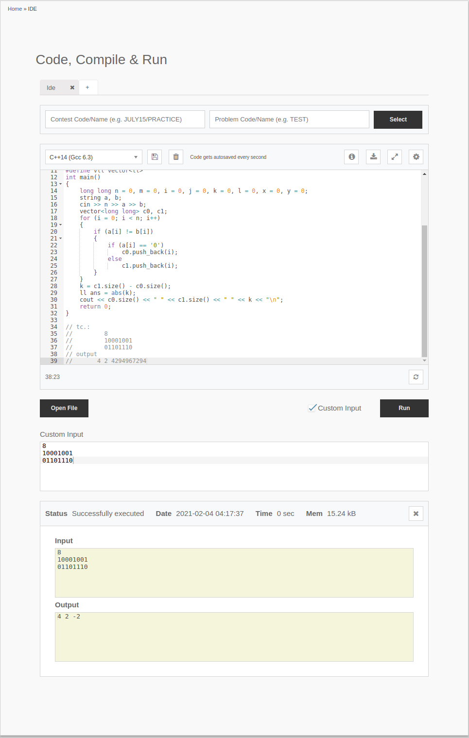Strange behaviour of long long - help - CodeChef Discuss