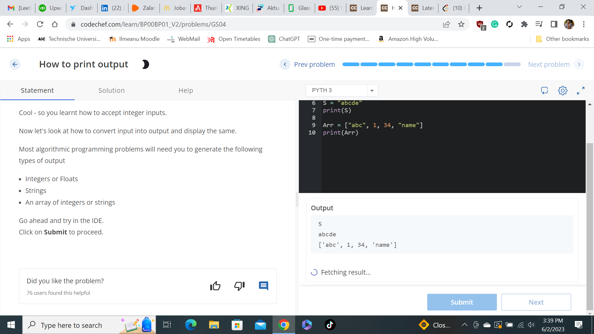 Not been able to Submit the code Says "The platform isn't taking submissions for now " - help ...