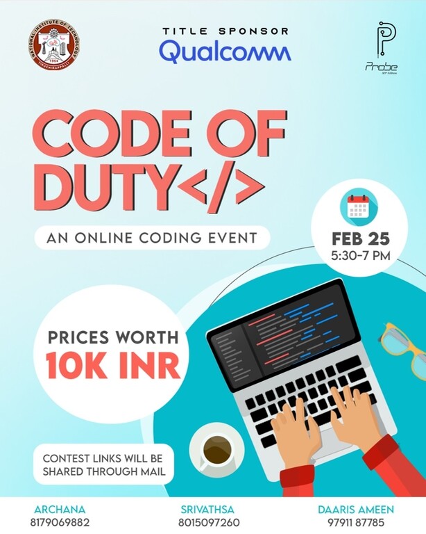 Code of Duty — coding competition - CodeChef Discuss