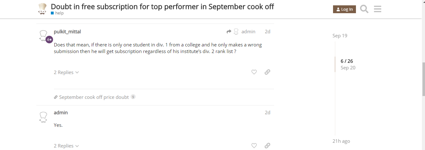 Well played, Unacademy - general - CodeChef Discuss Well played, Unacademy - general - CodeChef Discuss