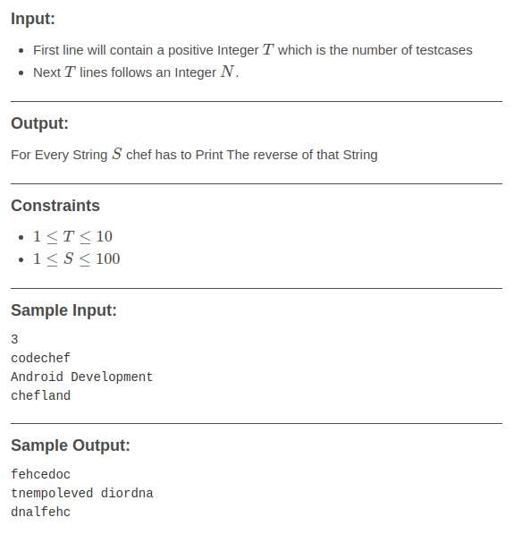 Chef and String (CPCEJC3): Test Case Output Matches but Get Wrong ...