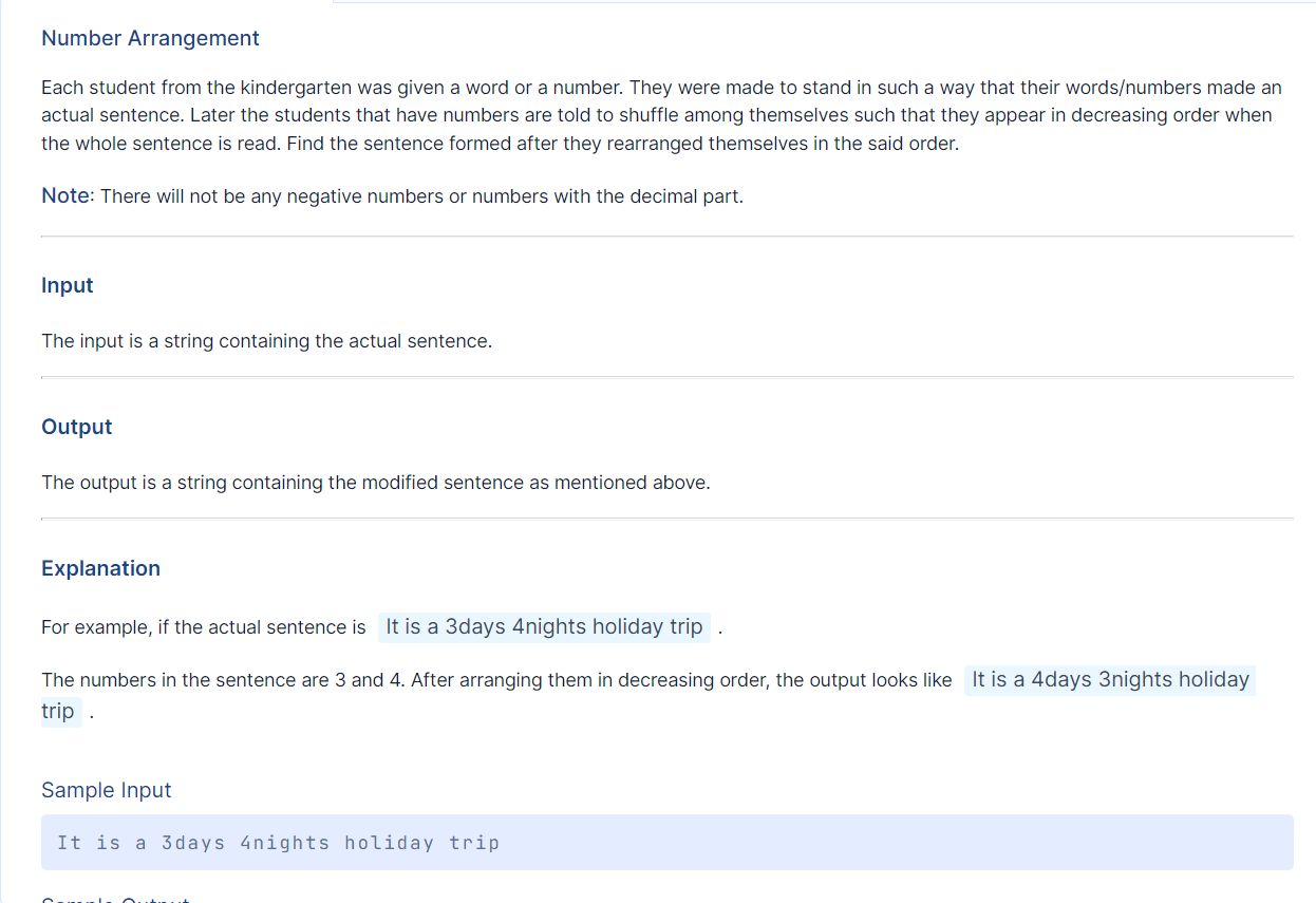 Python program - Number arrangement - general - CodeChef Discuss