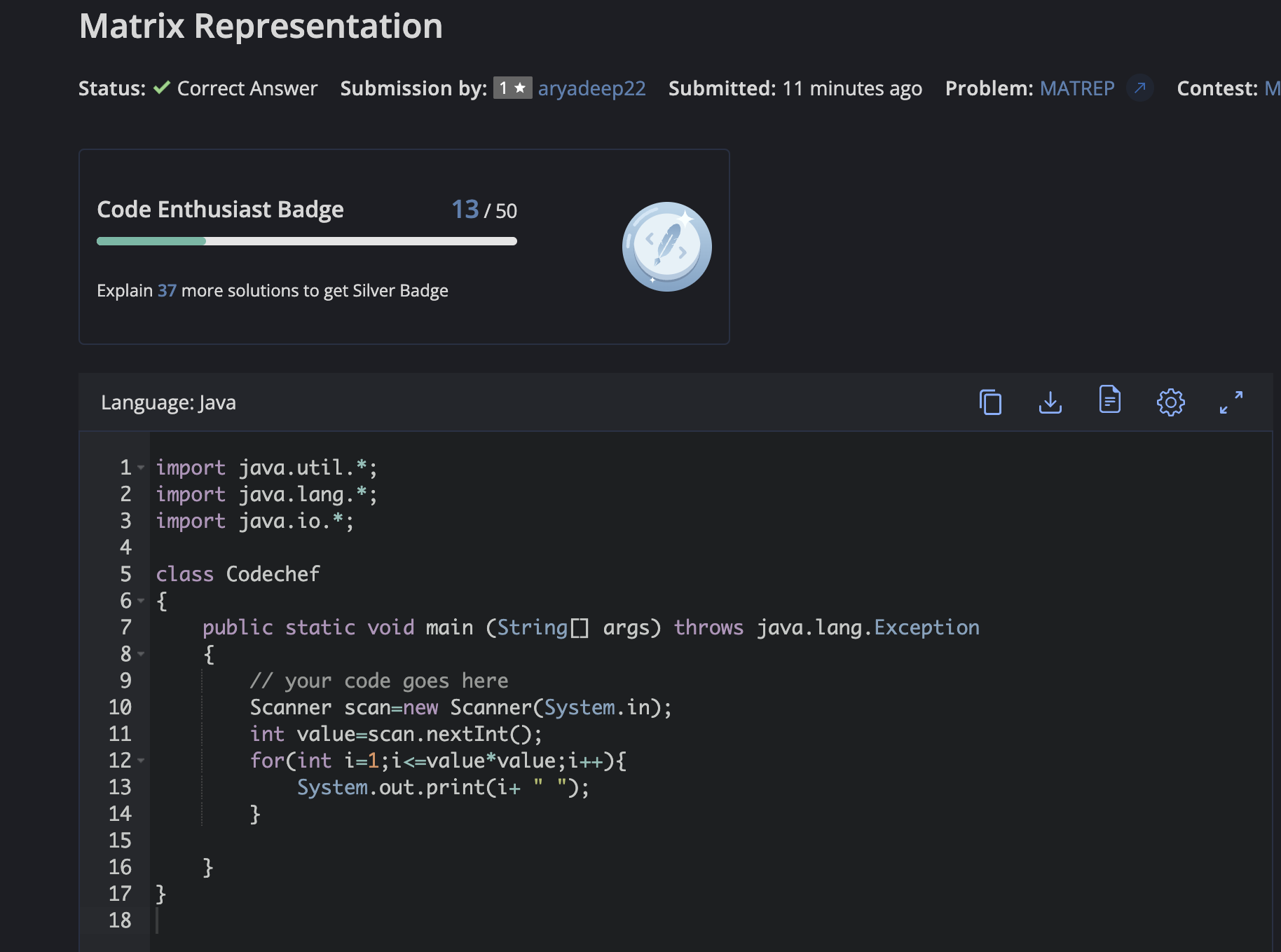 Wrong Implementation still correct result - bug reports - CodeChef Discuss