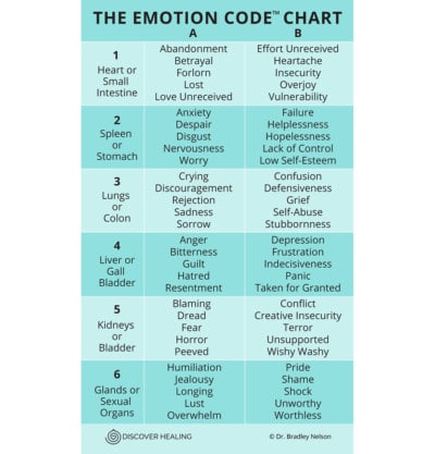 The Emotion Code™ - 10 Magnetic Chart of Emotions - Wholesale ...