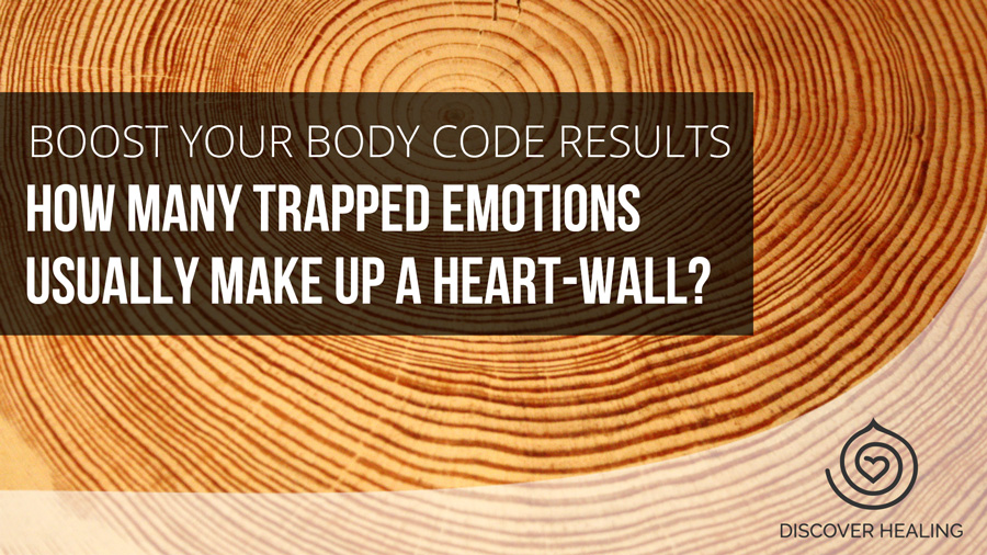 How many trapped emotions usually make up a Heart-Wall? - Discover Healing