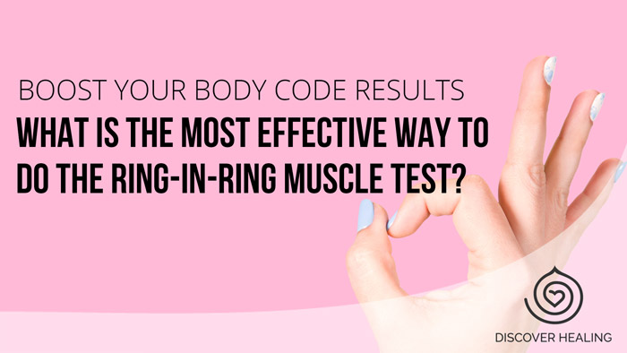 What is the most effective way to do the ring-in-ring muscle test ...