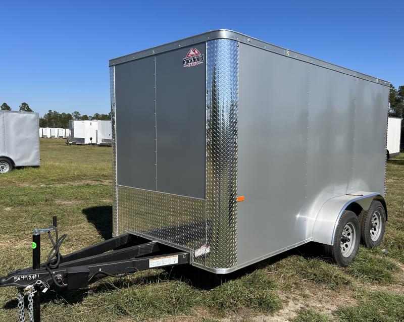 2024 Rock Solid Cargo 6x12 TA Enclosed Trailer with Double Doors | Circle Double B Trailers ...