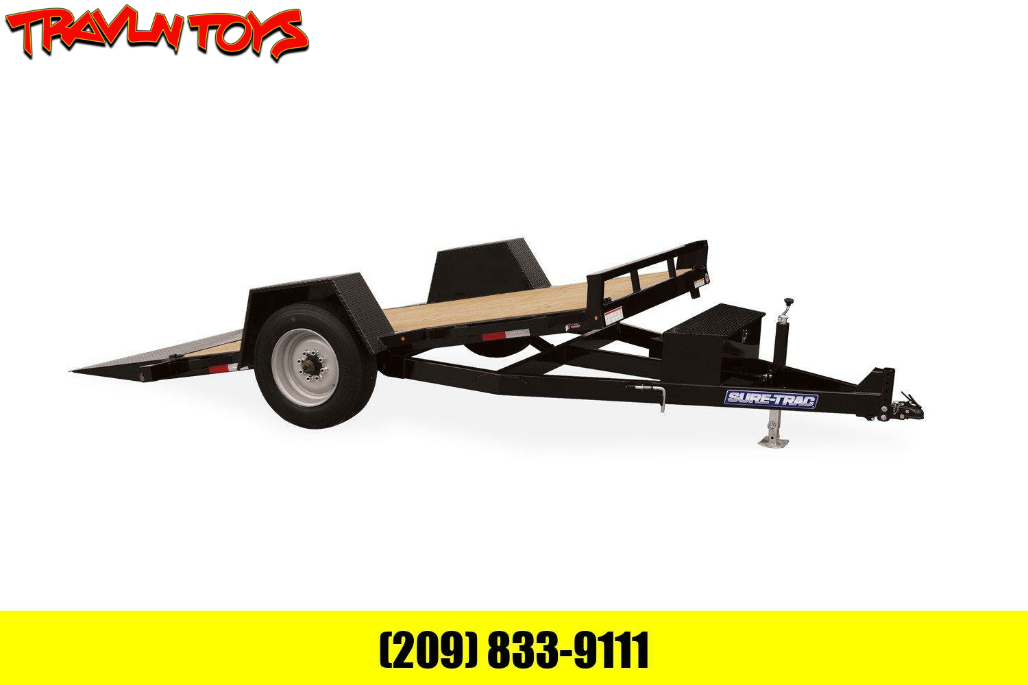 2023 Sure Trac 78 IN X 12 4 Single Axle Tilt Bed Equipment Trailer 10K 2023-sure-trac-78-in-x-12-4-single-axle-tilt-bed-equipment-trailer-10k