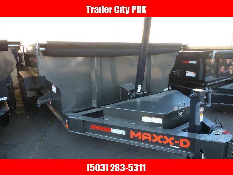 7 X 16 15K TELESCOPING DUMP TRAILER WITH 3 FT FLARE SIDES/RAMPS/TARP/3 ...