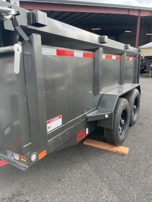 6 X 12 14K DUMP TRAILER WITH 3' HIGH SIDES/TARP/RAMPS/3-WAY GATE ...