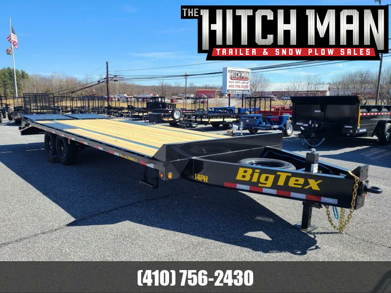 8.5' x 25' (20'+5') Big Tex 14PH Deckover Equipment Trailer 16K ***w ...