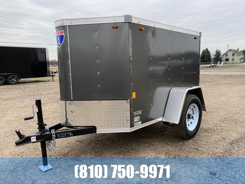 2024 Interstate 1 Trailers 4x6 Enclosed Cargo Trailer with RAMP ...