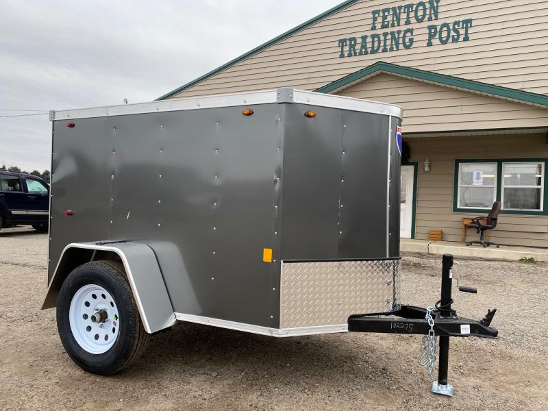 2024 Interstate 1 Trailers 4x6 Enclosed Cargo Trailer with RAMP ...