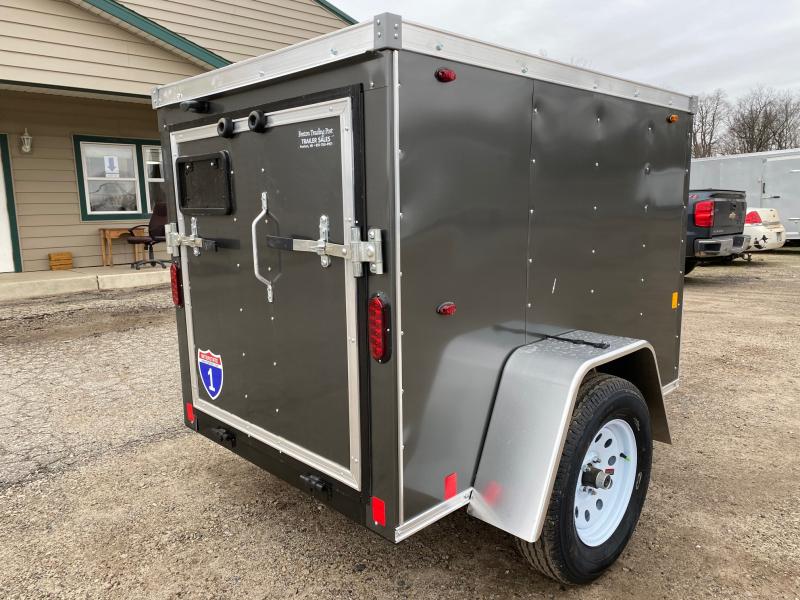 2024 Interstate 1 Trailers 4x6 Enclosed Cargo Trailer with RAMP ...