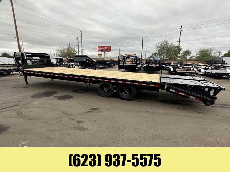 2023 Norstar 30' X 102" Gooseneck Flatbed Trailer 14,000GVWR | Flatbed ...