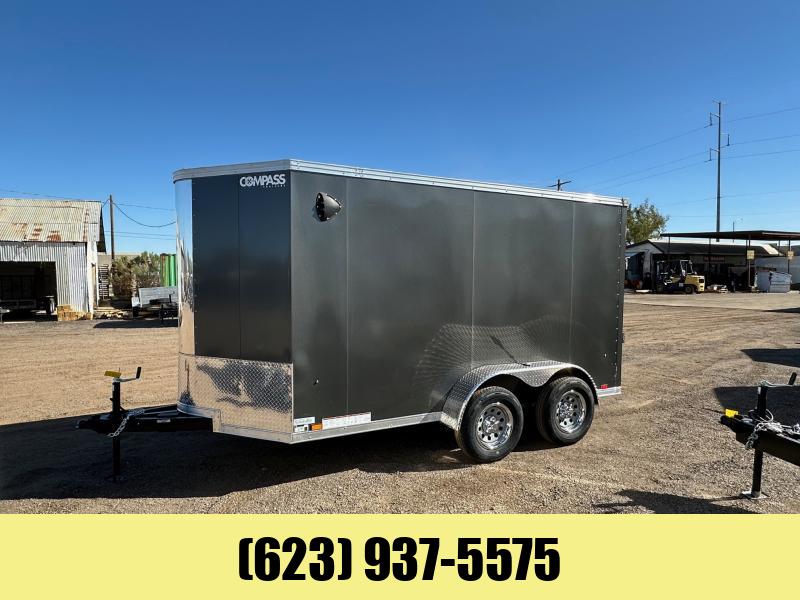 2023 Compass 6' X 12' Tandem Axle Cargo / Enclosed Trailer | Flatbed ...
