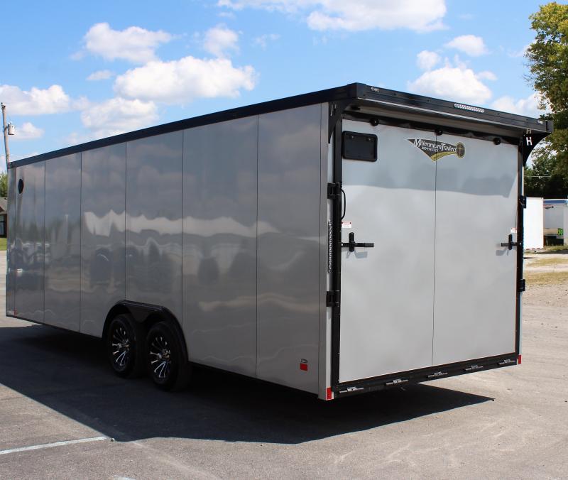 Enclosed Car Hauler 2024 24' Heat w/Finished Interior Alum Wheels ...