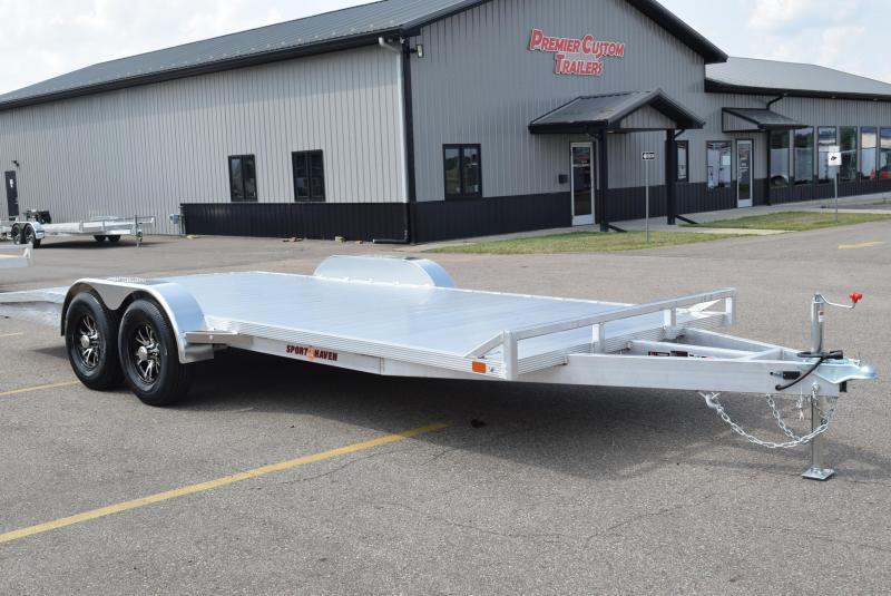 SPORT HAVEN 20' DELUXE ALUMINUM OPEN CAR HAULER | Custom Enclosed and ...