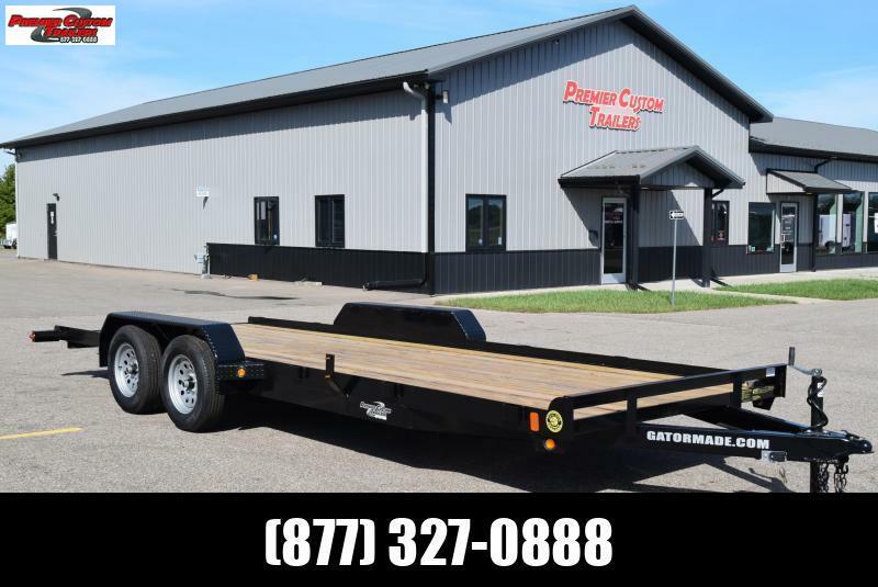 GATORMADE 20' LOWBOY OPEN CAR HAULER | Custom Enclosed and Open Trailers