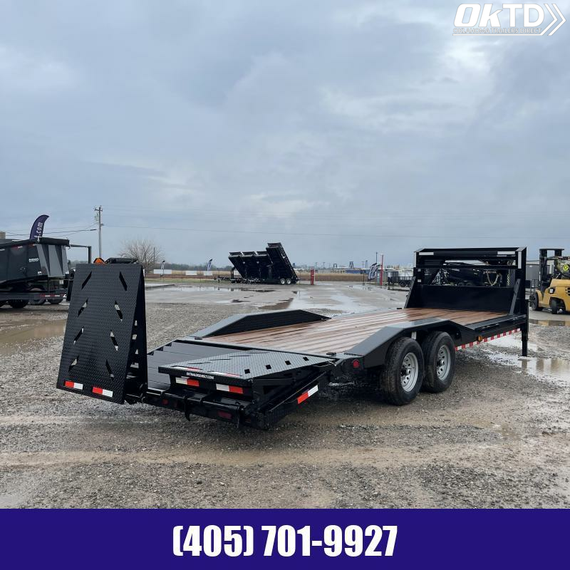 2022 Iron Bull 102" x 24' Tandem Axle Gooseneck Equipment Trailer w ...