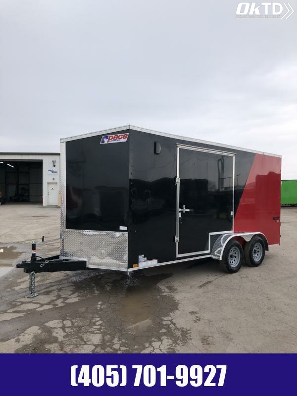 Enclosed Cargo Trailer Pace American 7 X 16 7k | Oklahoma Trailers ...