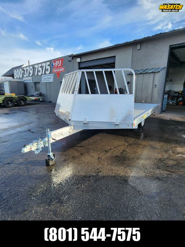 Aluma - 8614DH - 8.5x14 - Aluminum - Open Snowmobile Trailer | Wasatch ...