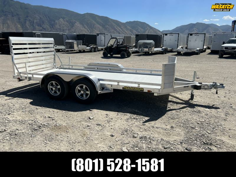Aluma 7814TA 6.5x14 Aluminum Utility Trailer | Wasatch Trailer Sales ...