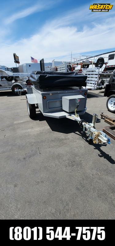 Primo 5x4 Land-Force Canopy Trailer with Lift Kit Cargo / Enclosed ...