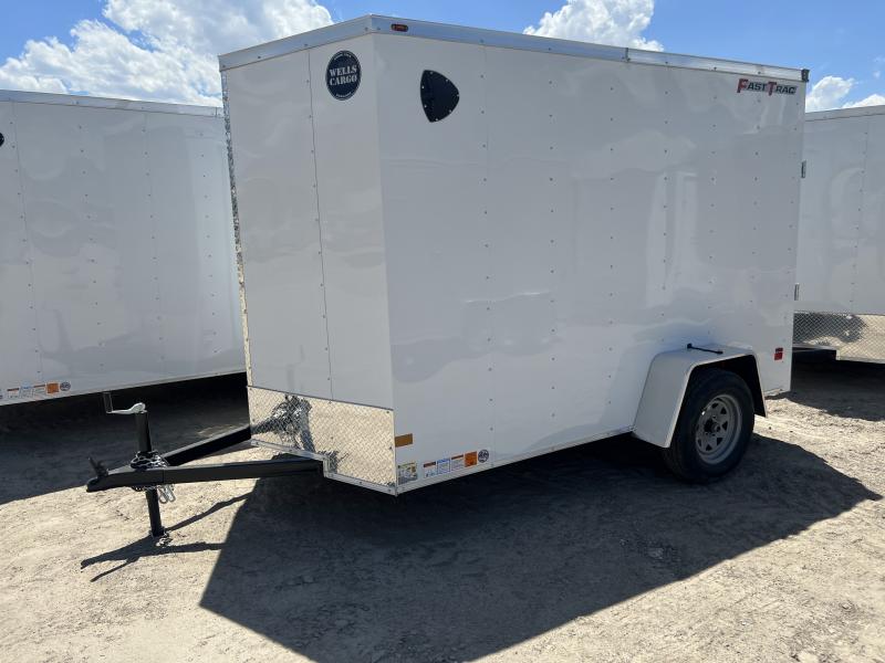 Wells Cargo 6x10 Fast Trac Deluxe Cargo / Enclosed Trailer | Wasatch ...