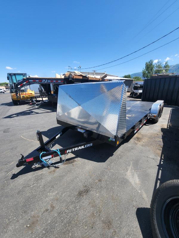 2023 PJ Trailers 20' Steel Deck Car Hauler Flatbed Trailer | Wasatch ...
