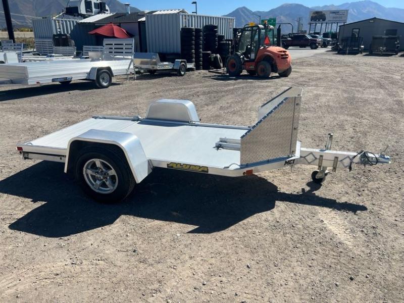 Aluma MC1F 4x9 Aluminum Motorcycle Trailer | Wasatch Trailer Sales ...