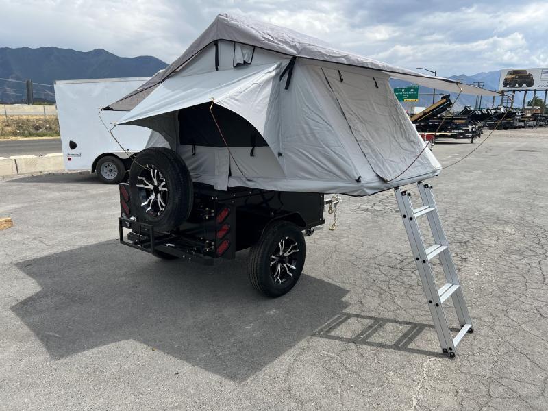 Primo 5x4 Land-Force Canopy Trailer with Lift Kit Cargo / Enclosed ...