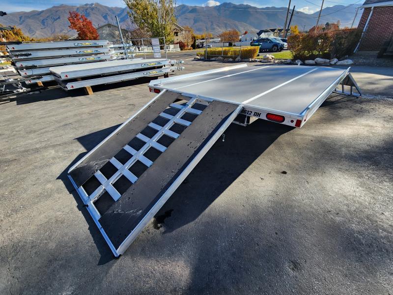 Aluma - 8614DH - 8.5x14 - Aluminum - Open Snowmobile Trailer | Wasatch ...