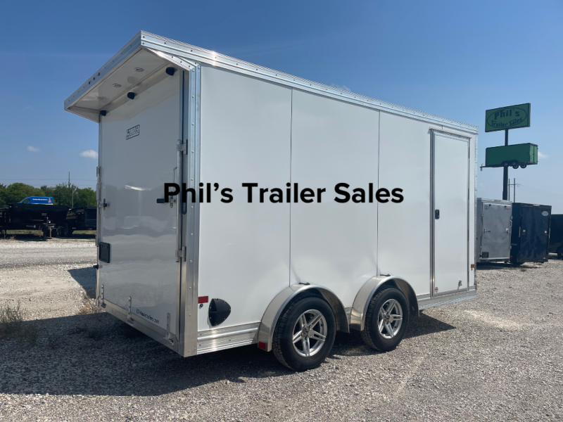 ALL ALUMINUM r 7.5X14 ENCLOSED TRAILER UTV TRAILER Enclosed Cargo ...