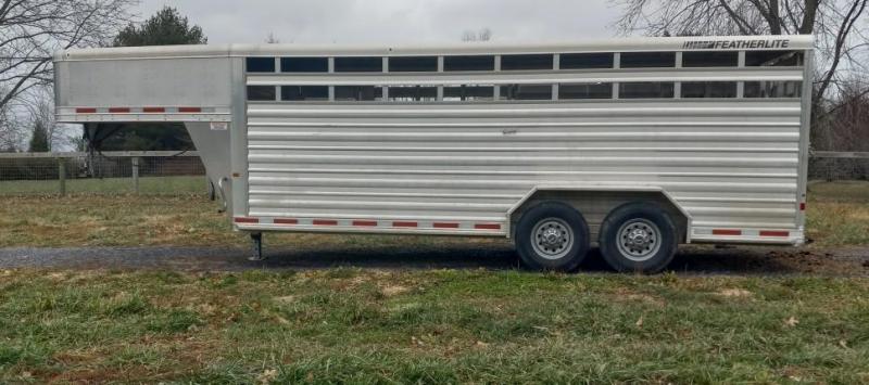 Used Featherlite Stock trailers for sale - TrailersMarket.com