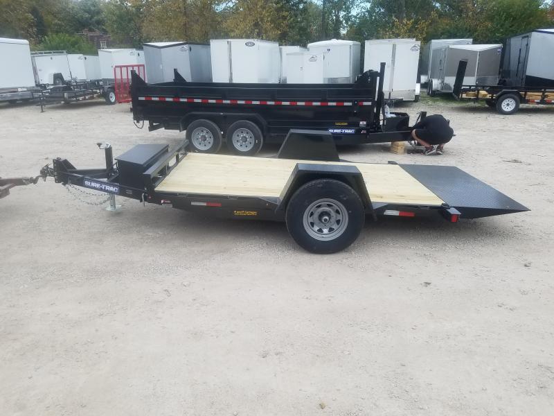 New 2024 Sure-Trac 78 IN x 12 Single Axle Tilt Bed Equipment Trailer 7 ...