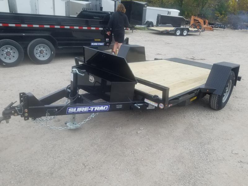 New 2024 Sure-Trac 78 IN x 12 Single Axle Tilt Bed Equipment Trailer 7 ...