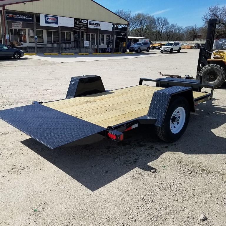 New 2024 Sure-Trac 78 IN x 12 Single Axle Tilt Bed Equipment Trailer 7 ...