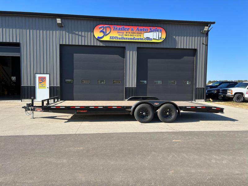 2022 Chase Trailers 22' 10K Loaded Flatbed Car Trailer | 3d Trailer ...