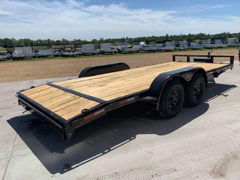 2022 Chase Trailers 18' 7K Loaded Flatbed Car Trailer | 3d Trailer ...